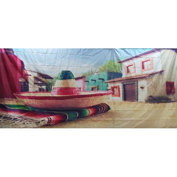 Mexican Backdrop 6m x 3m - Dave D Events
